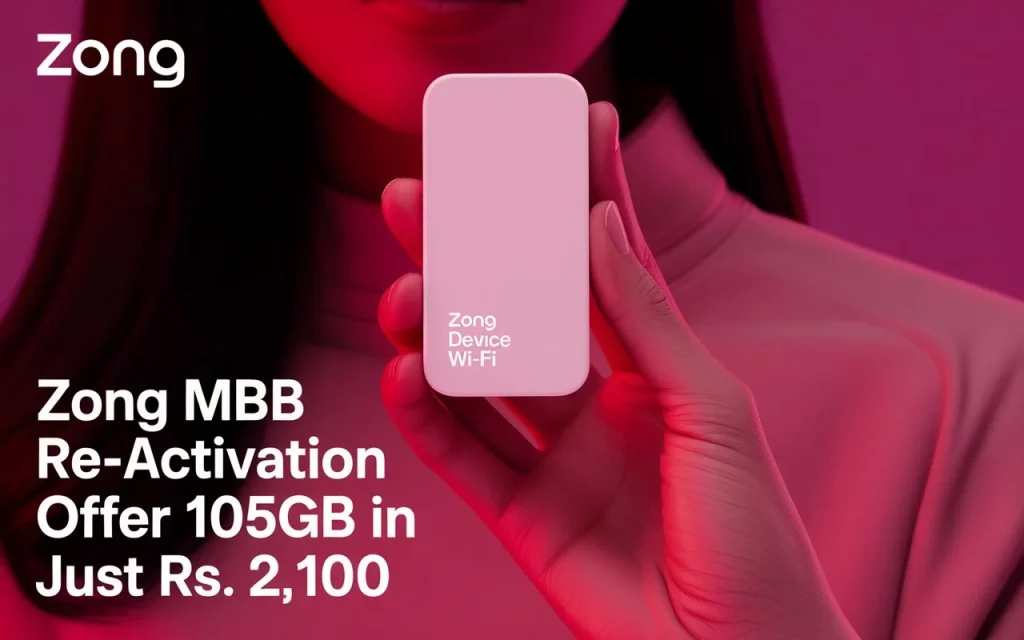 Zong MBB 195GB And 105GB 3 Month Device Packages Price 2026